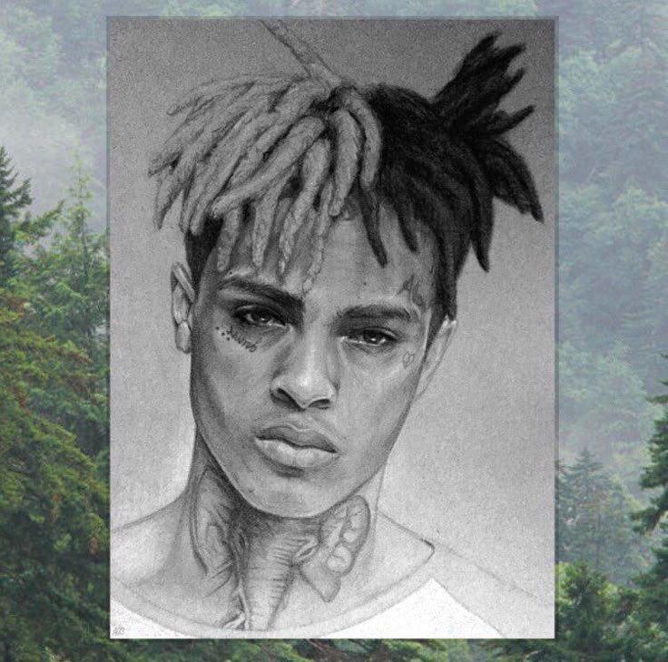Pin By Timonin On Xxxtentacion Arts Celebrity Drawings Realistic Drawings Realistic Pencil