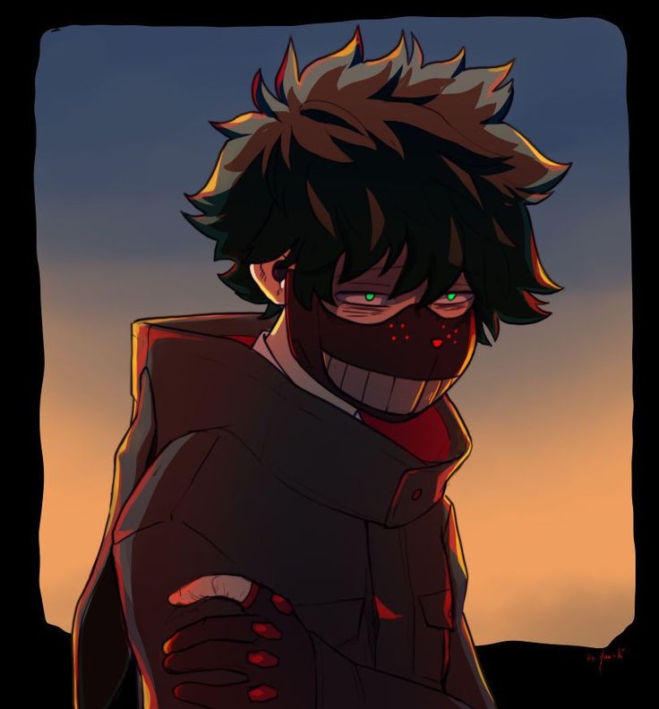 Izuku Midoriyadeku Villano Anime Fondo De Pantalla De