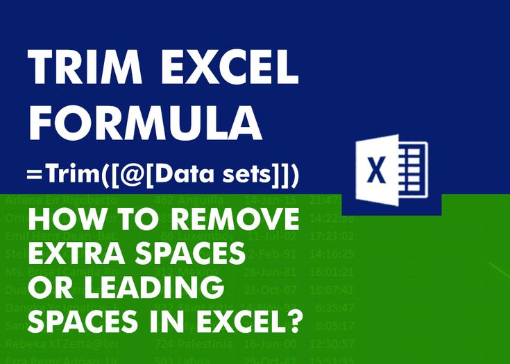 Trim Excel Formula - How To Remove Extra Spaces Trim Excel Formula - How To Remove Extra Spaces
