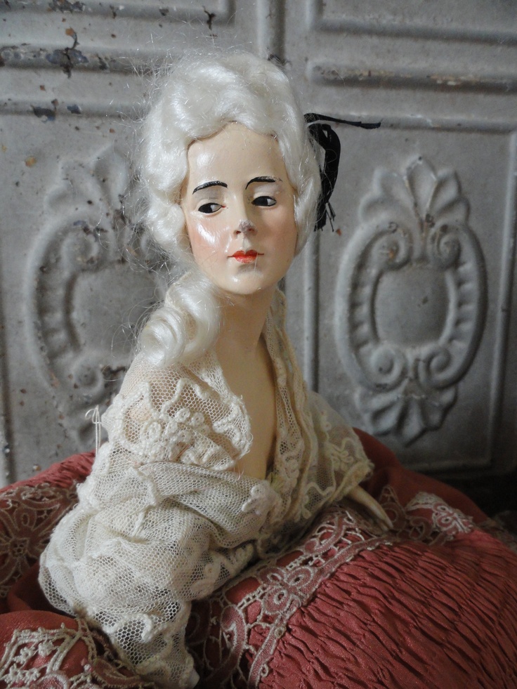 Lovely Boudoir Half Doll Half Dolls Boudoir Dolls Antique Dolls