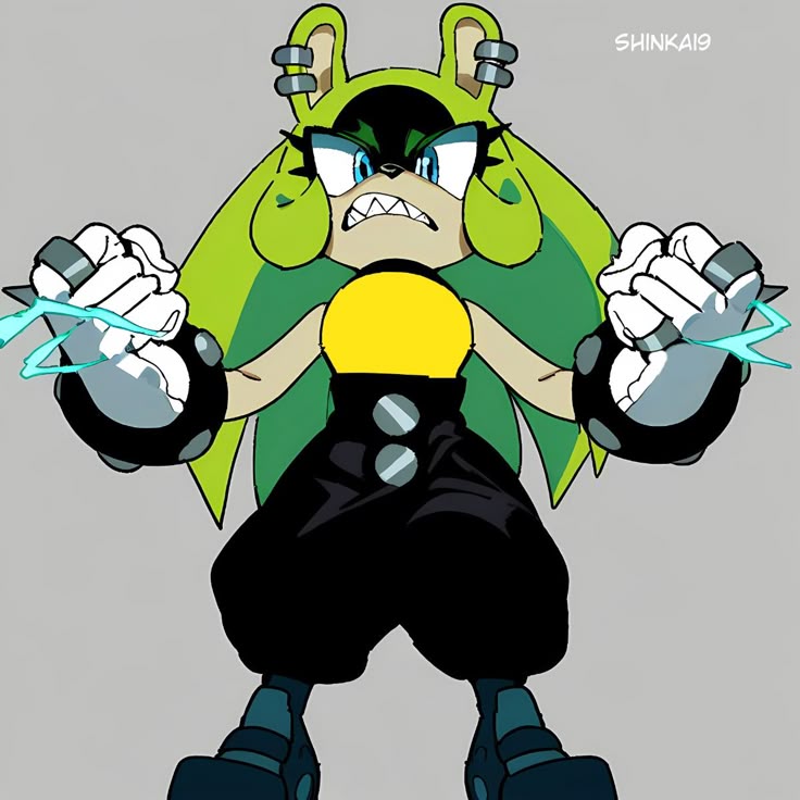 Surge The Tenrec 20 Sonic Fan Characters Sonic Art How To Draw Sonic