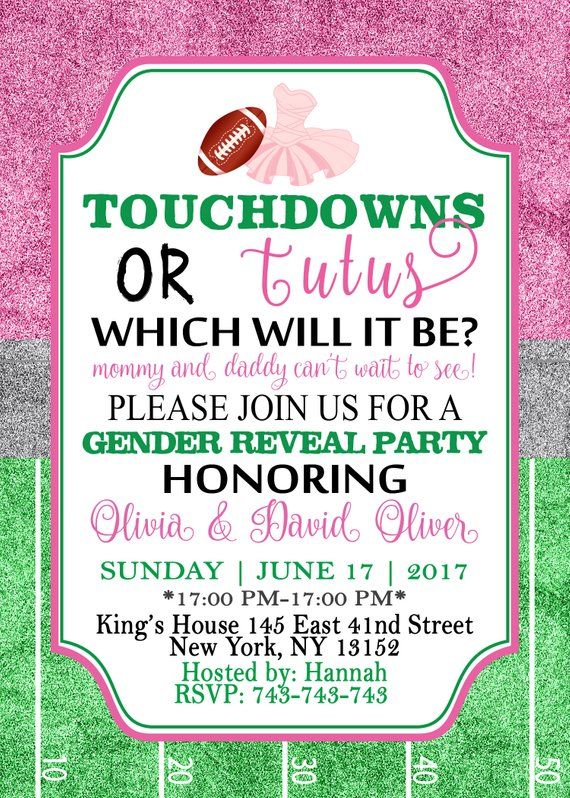 Editable Touchdown or Tutus, Gender Reveal Invite, Touchdowns or Tutus ... Editable Touchdown or Tutus, Gender Reveal Invite, Touchdowns or Tutus ...