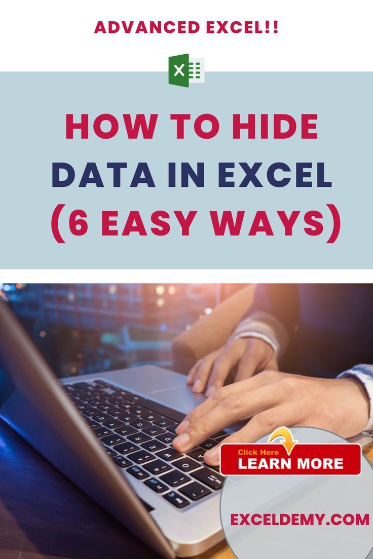 How to Hide Data in Excel (6 Easy Ways) | Pivot table, Excel, Hide How to Hide Data in Excel (6 Easy Ways) | Pivot table, Excel, Hide