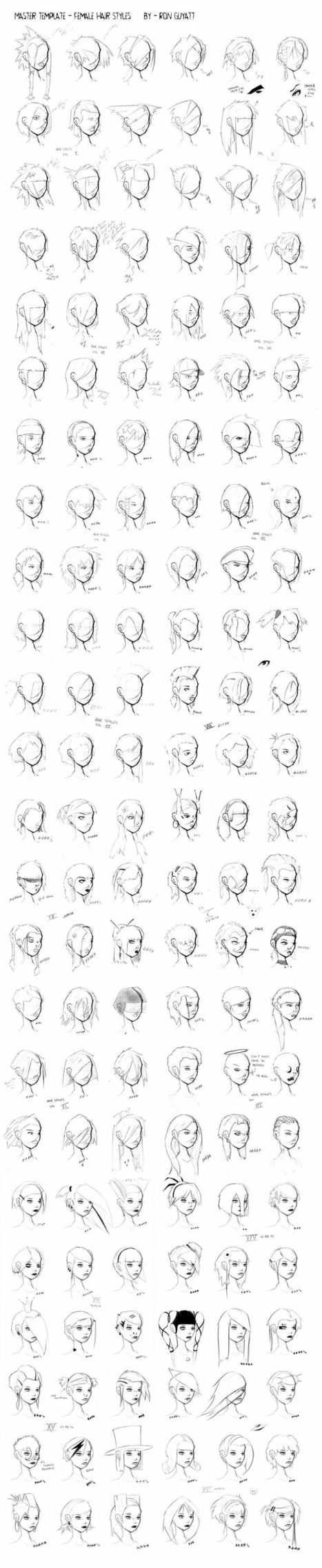 Drawing References Dump 2 How To Draw Hair Drawing Hair Tutorial