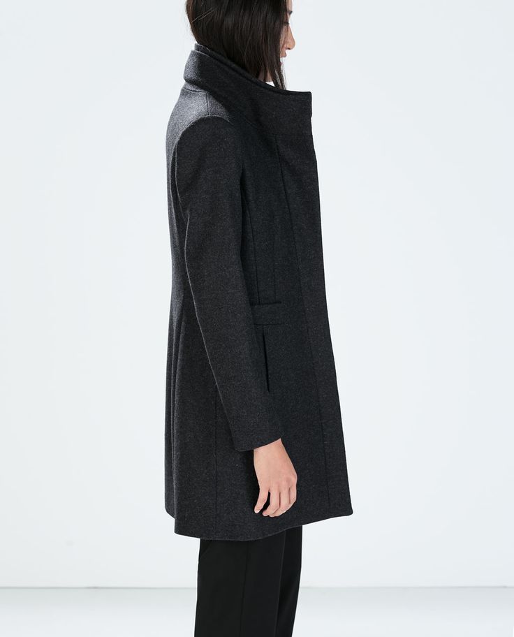 Wool Coat Coats Outerwear Woman Zara United States Wool Coat
