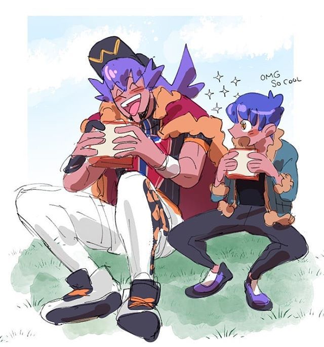 Luoiae On Instagram Bros Pokemon Fanart Leon Hop” Pokemon