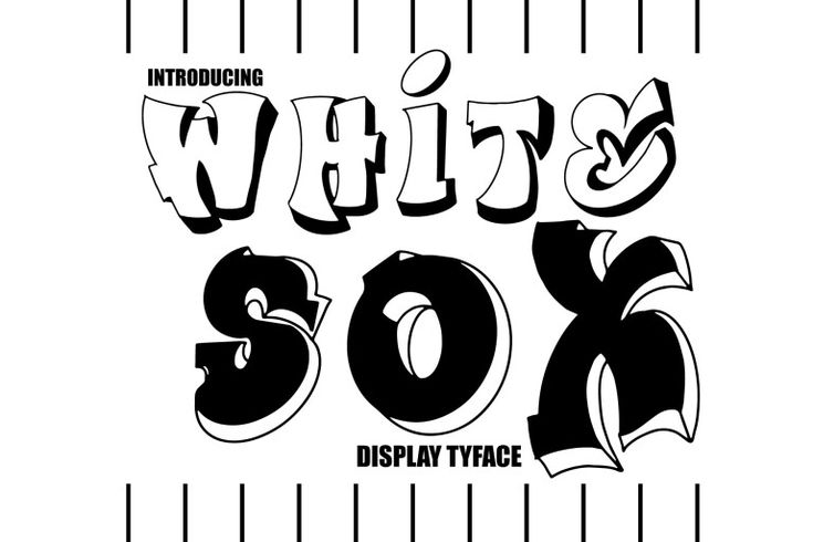 White Sox Font Freefontdl Free Fonts Download Easy Fonts Commercial Fonts