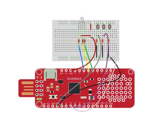 Color Mixing Lamp Using Ldr Rgb Led And Surilli Basic M0