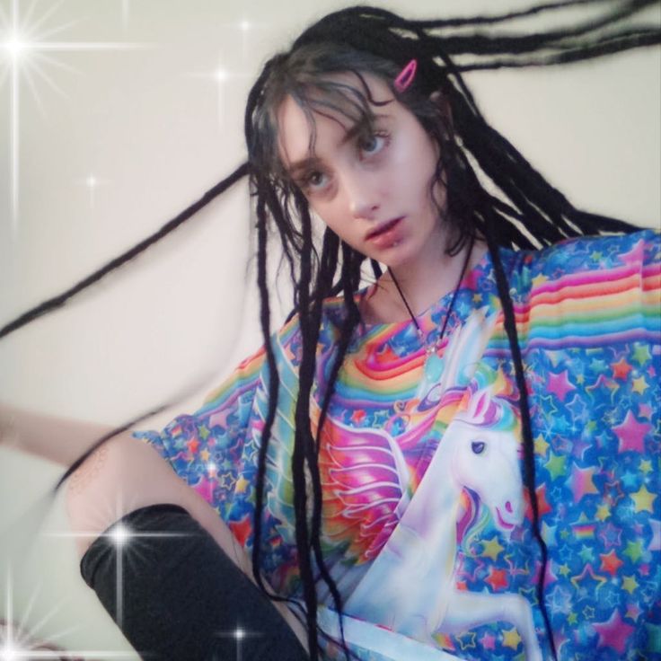 Lil Bo Weep Unaloon On Instagram Lia Bankโ Tie Dye Top Hair Wrap Lil Dreadlocks Hair