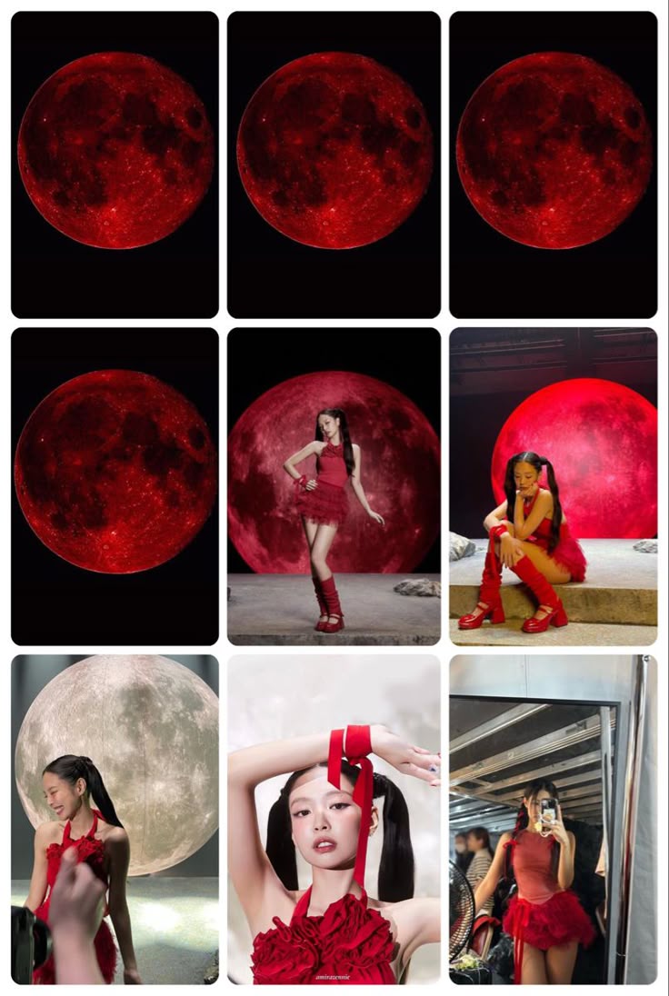 Jennie You And Me Pc ~2🌕 Kart şablonu Koreli Kadın Oyuncular Canlı Pembe