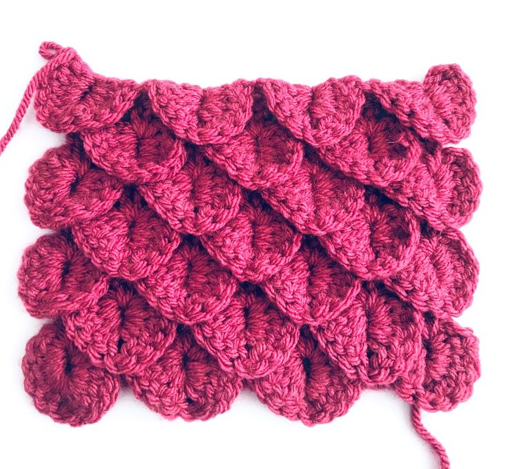 Crochet Crocodile Stitch Tutorial Showing How To Photos And Links T