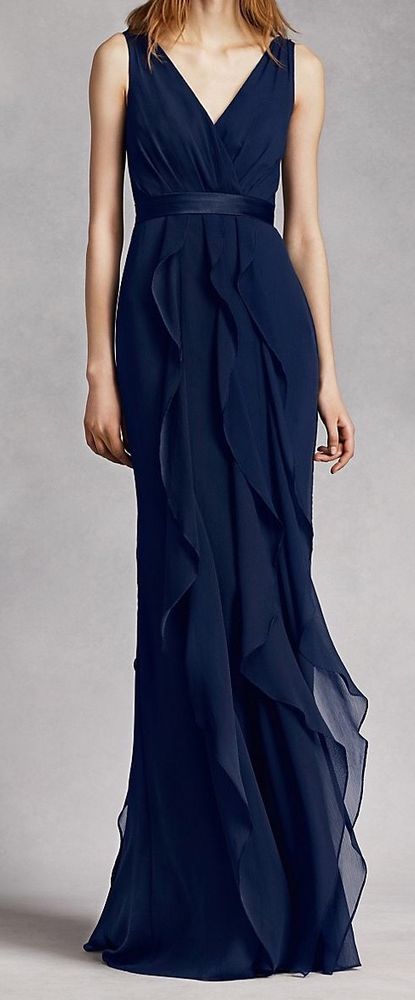 A Woman In A Long Purple Dress