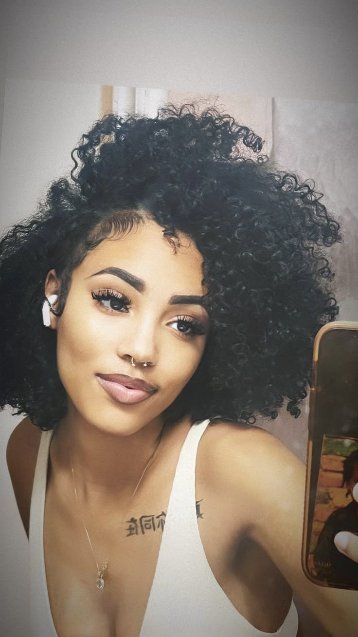 Curly Afro Hair Natural Curly Hair Cuts Curly Bun Hairstyles Short