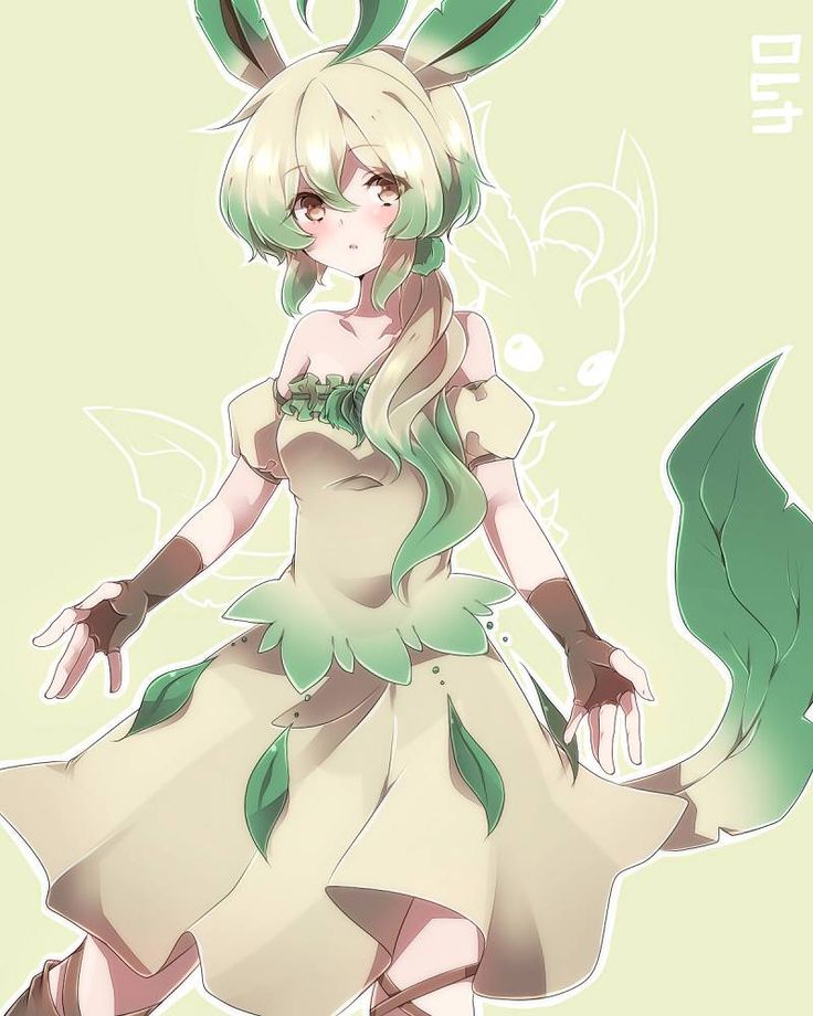 Pokemon Girl Human Version Leafeo Cosplay De Pokemon Fotos De