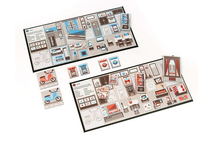 two pieces of paper with pictures on them and one piece is cut out to ... two pieces of paper with pictures on them and one piece is cut out to ...