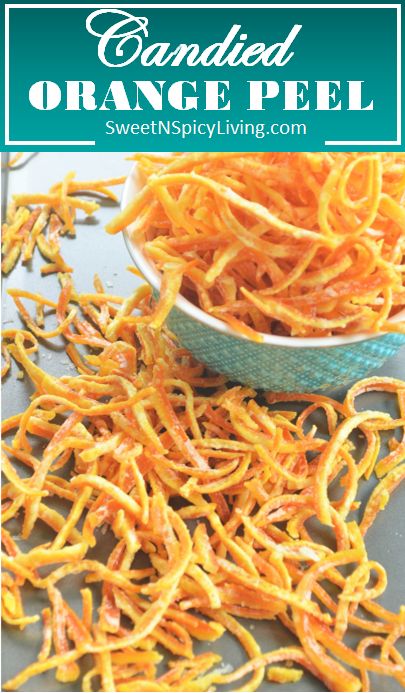 Candied Orange Peel Candied Orange Peel Orange Recipes Candied