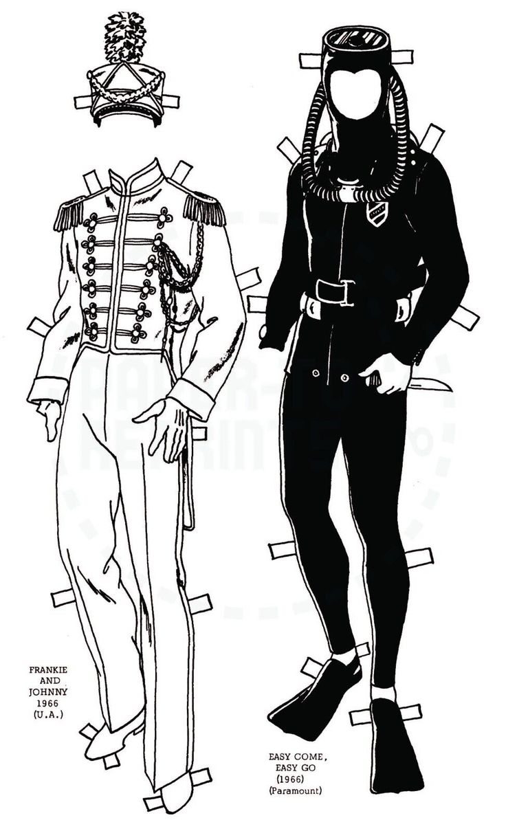 Reprint Elvis Paper Doll Portfolio By Tom Tierney Reproduction