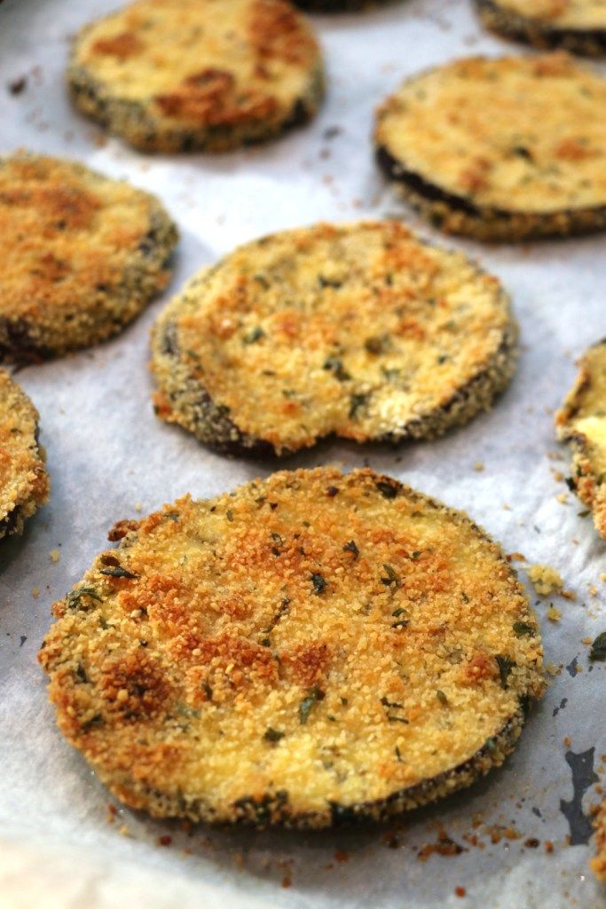 Oven Baked Parmesan Eggplant Crisps Sprinkle Of Sesame Recipe Baked Eggplant Recipes