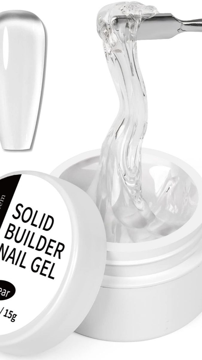Louinstic Builder Gel For Nails Solid Builder Gel Cream No Sticky Poly Gel Hard Gel Builder