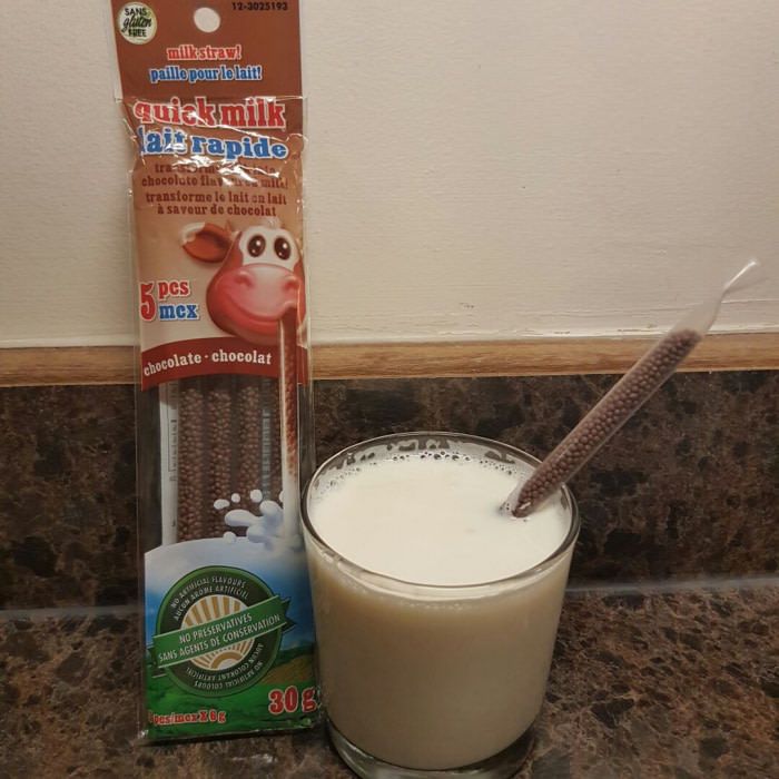 I think science has gone too far, a straw that turns your milk into ... I think science has gone too far, a straw that turns your milk into ...