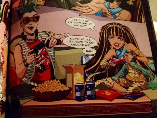 Monster High Cleo And Deuce Monster High Characters Monster High Art Monster High