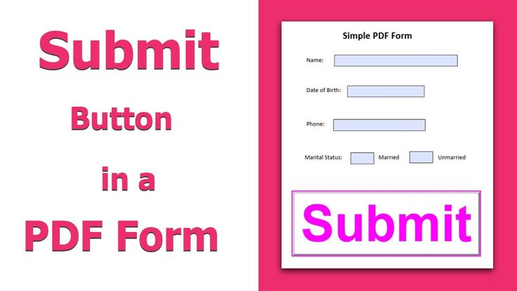 How To Add Submit Button In A Fillable Pdf Form Using Foxit Phantompdf Pdf Ads Form Name