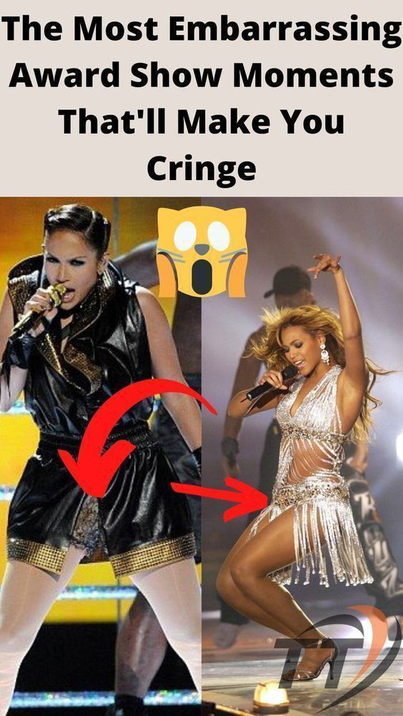 The Most Embarrassing Award Show Moments Thatll Make You C