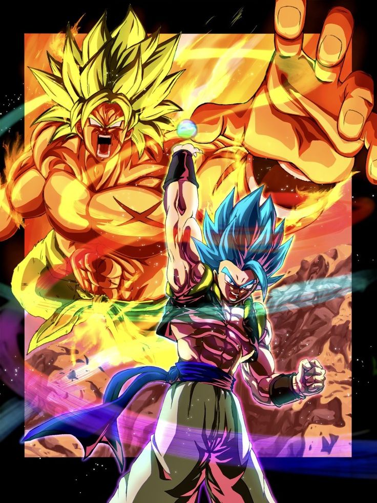Gogeta Ssj Blue Vs Broly