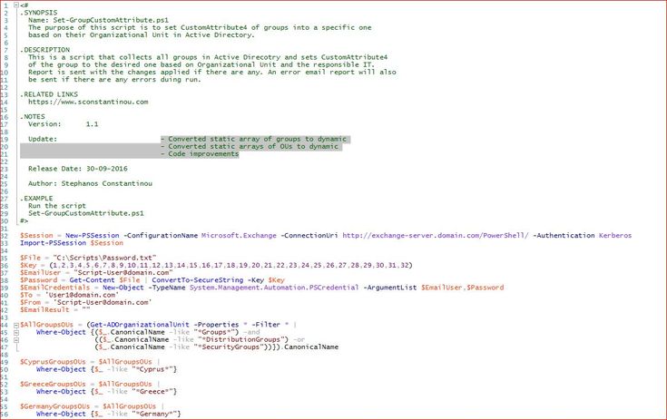 Powershell Set Groups Custom Attributes Stephanos Constantinou Blog Custom Attributes Synopsis