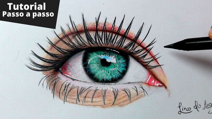 Como Desenhar Olho Realista Passo A Passo Para Iniciantes Olho