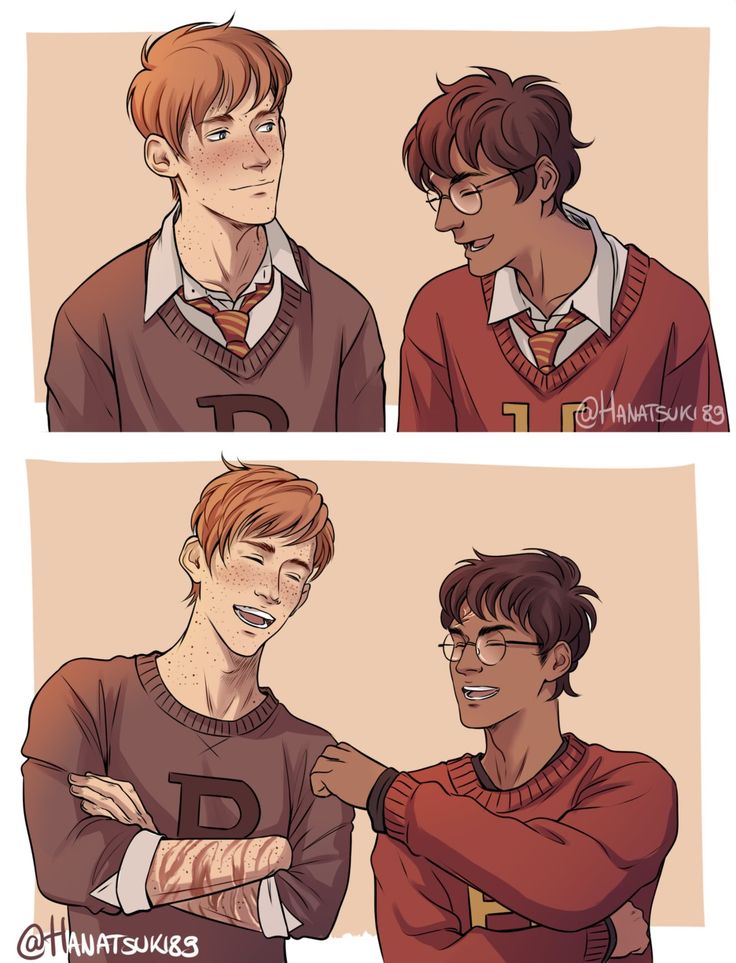 Ron And Harry Harry Potter Headcannons Harry Potter Marauders Harry Potter Fan Art