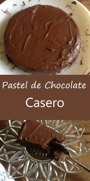 Pastel De Chocolate Casero Delidulcitos Receta Receta Pastel