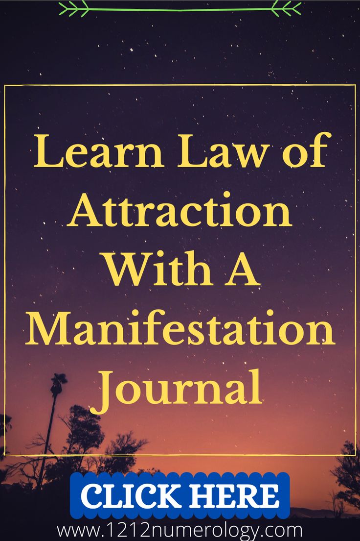 Learn Law Of Attraction With A Manifestation Journal Law Of
