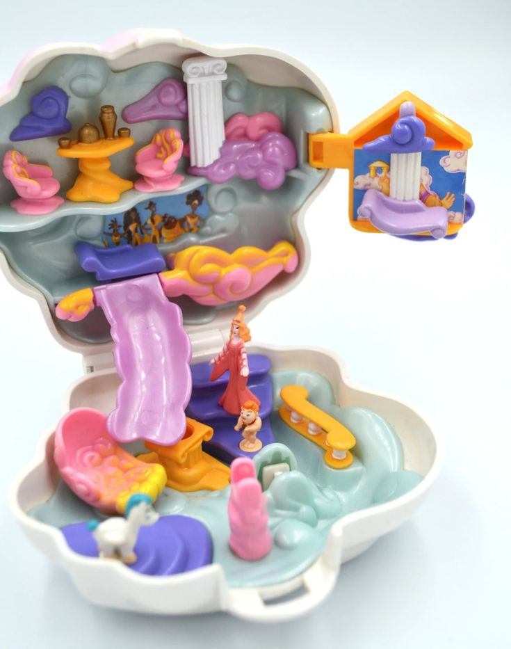 Extremely Rare Vintage Polly Pocket 1996 Hercules Playcase Etsy Polly Pocket Old Toys