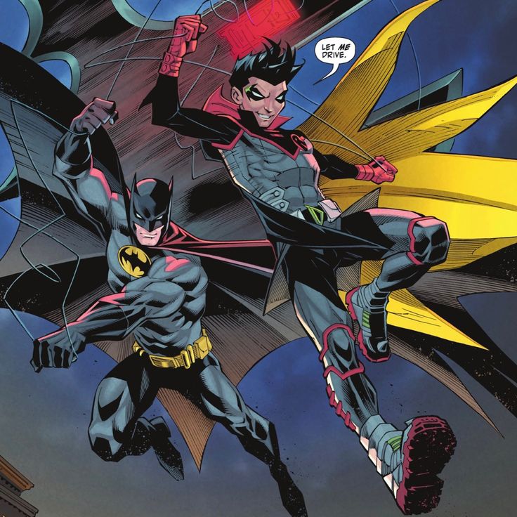 Damian Wayne Aka Robin And Bruce Wayne Aka Batman Icon En 2022 Dc