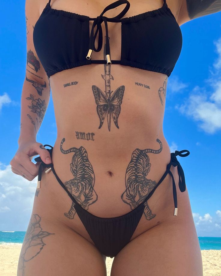 Tattoo Inspo Travel Beach Belly Tattoos Stomach Tattoos Women Tattoos