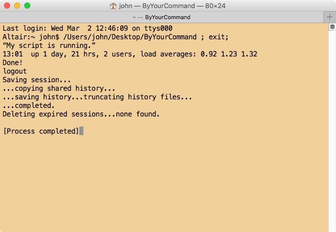 Os X How To Convert A Terminal Command Into A Double Clickable Desktop File The Mac Observer