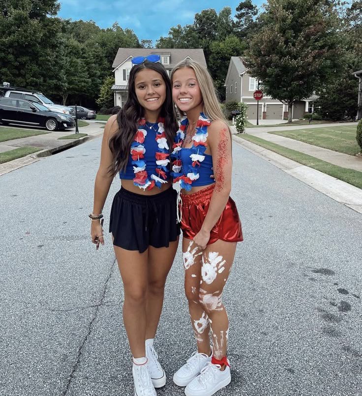 Pin On Holiday Fits😝 In 2024 Spirit Week Outfits 4th Of July Outfits Football Game Outfit