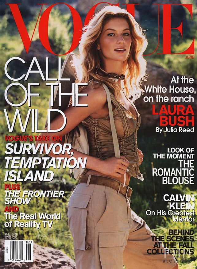 Gisele Bündchen By Steven Meisel For Vogue Us June 2001 Gisele