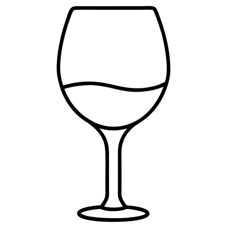 Wine Glass Clipart Outline Free Png Svg Vector Images Neoclipart Wine Glass Illustration