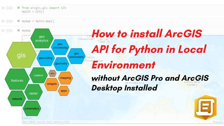 How To Install Arcgis Api For Python In Local Computer Environment Without Arcgis Pro Installed