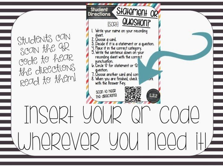 Creating Audio QR Codes for Your Classroom! Creating Audio QR Codes for Your Classroom!