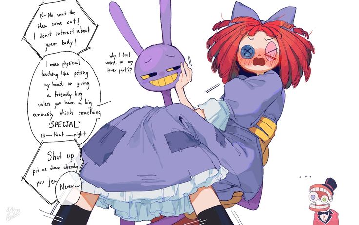 Jax X Ragatha By Yoki013 On Newgrounds Em 2024 Imagens Fofas Desenhos Animados Fotos