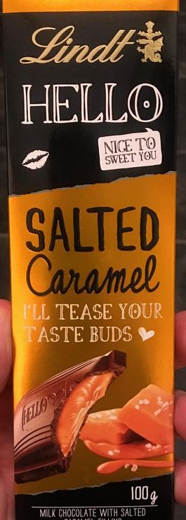Lindt Hello Salted Caramel Bar Lindt Hello Salted Caramel Bar