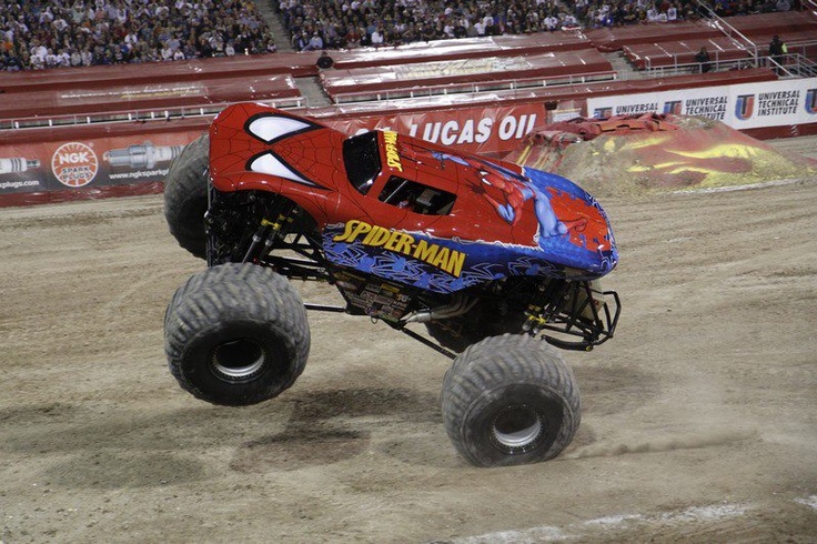 Spider Man Monster Trucks Monster Monster Jam