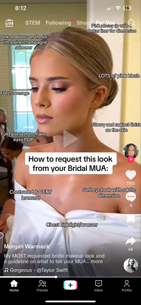 Pin By Brooke Metzler On Wedding Makeup In 2024 Glam Wedding Makeup