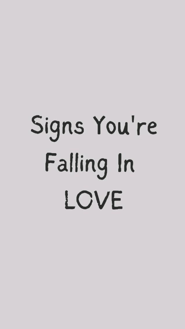 Signs Youre Falling In Love Relationship Advice