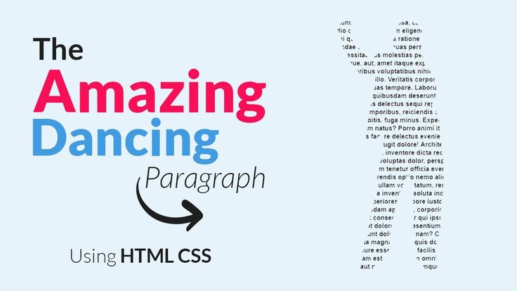 The Dancing Paragraph Using Html Css How To Make Designtorch Web Development Tutorial
