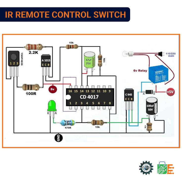 If You Wish To Control An Appliance Using A Tv Or Ac Ir Remote You Can Build Your Own Ir Remote