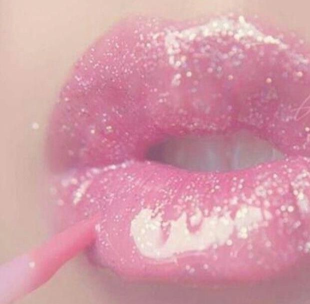 Glitter Lip Gloss Pink Lip Gloss Glitter Lips Hot Pink Lipsticks Lipstick Colors Lip Colors